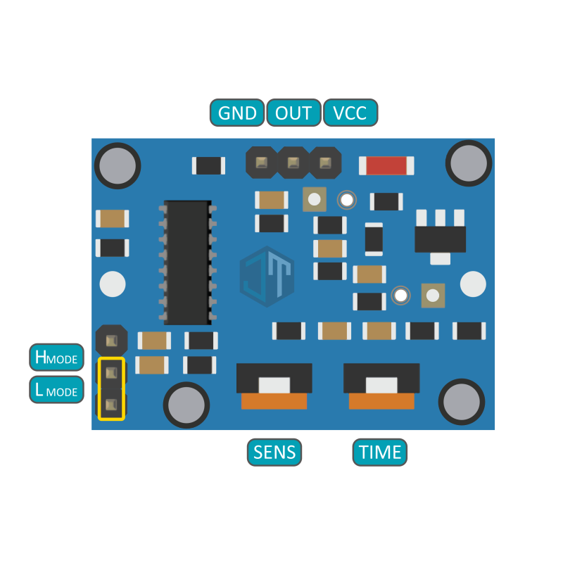 Infrarød (PIR) Sensor modul HC-SR501